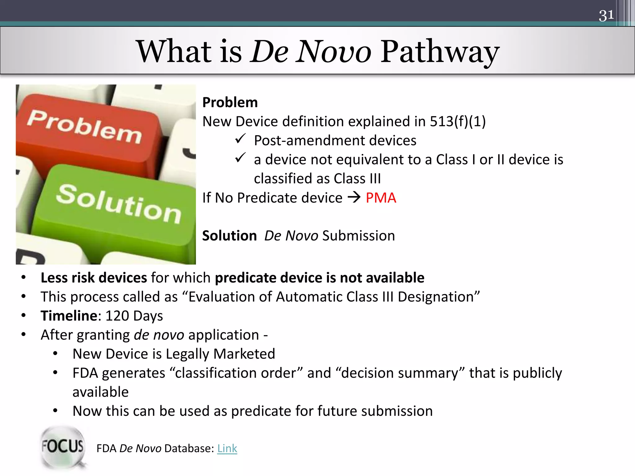 Regulation of Medical Devices in US | PPTX