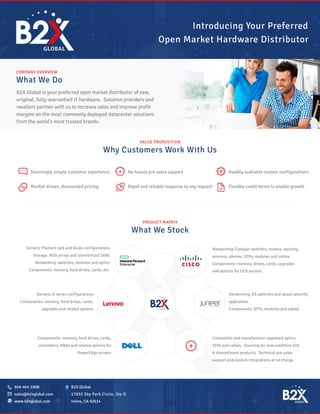 B2X Line Card 2016 | PDF