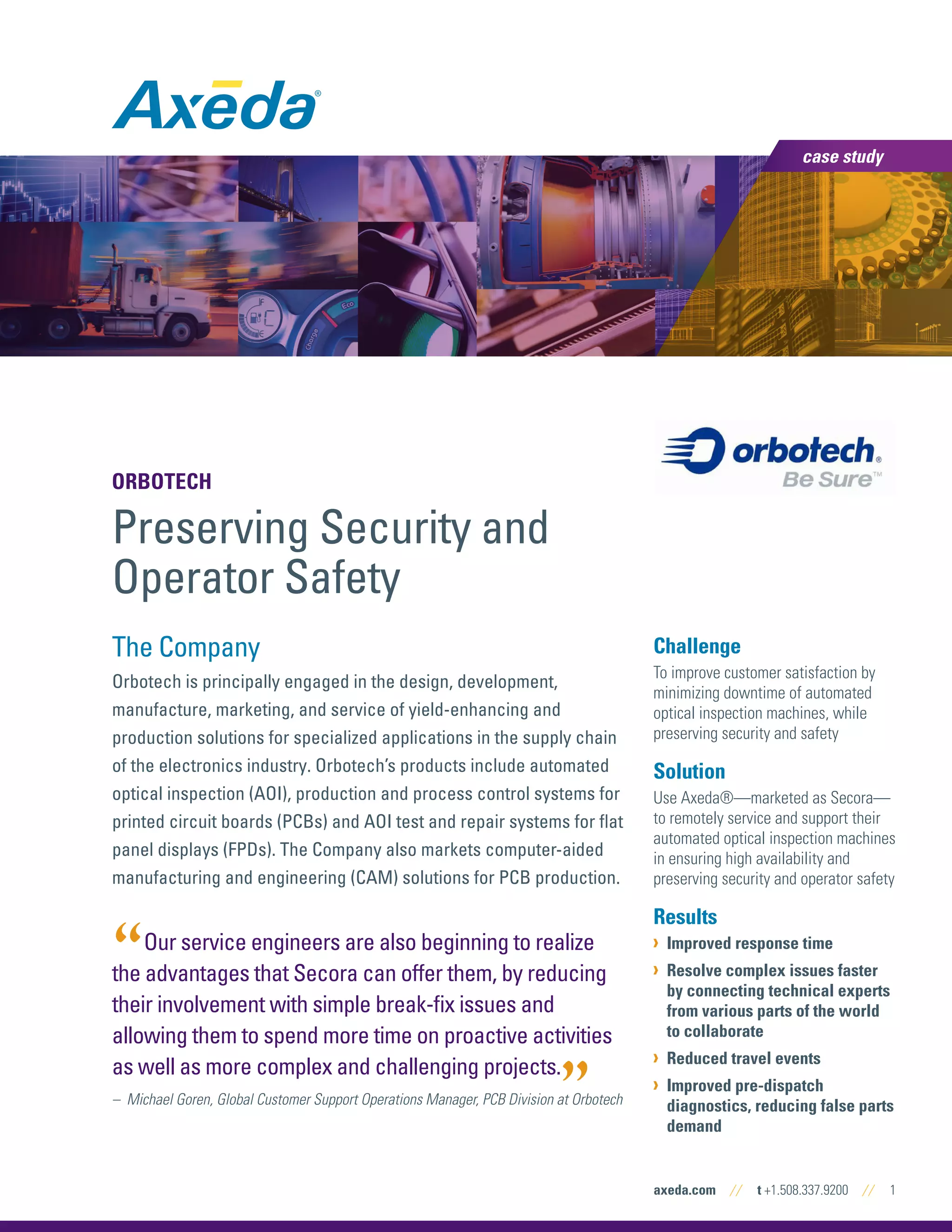 IIOT Case Study Orbotech | PDF