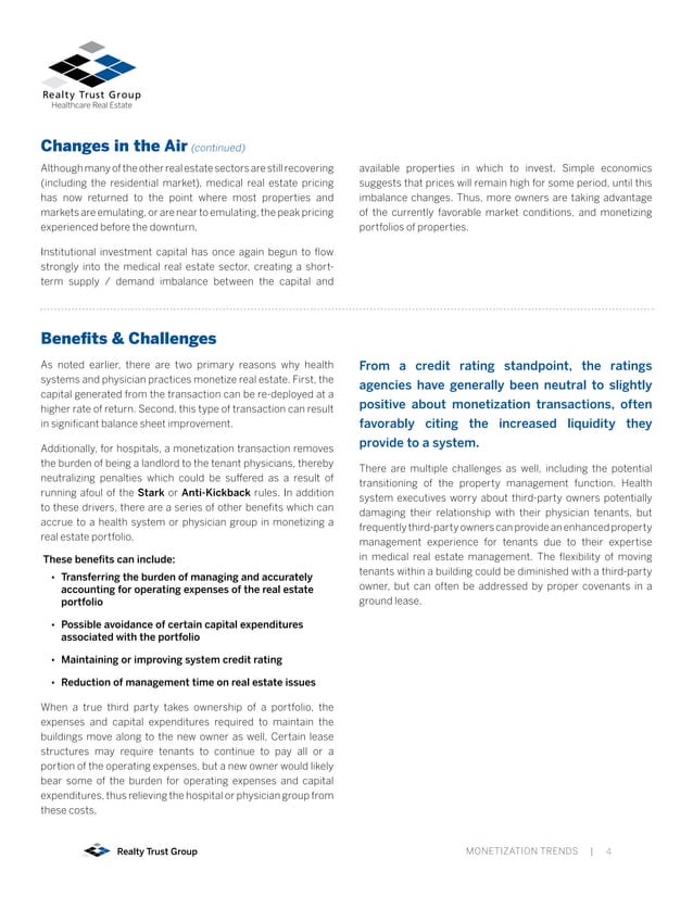 Monetization White Paper Final | PDF | Real Estate Industry | Industries