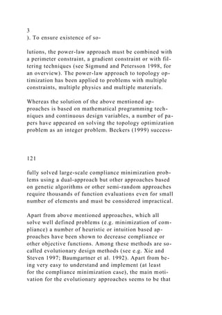 A 99 LINE TOPOLOGY OPTIMIZATION CODE BY OLE SIGMUND, JANUARY .docx