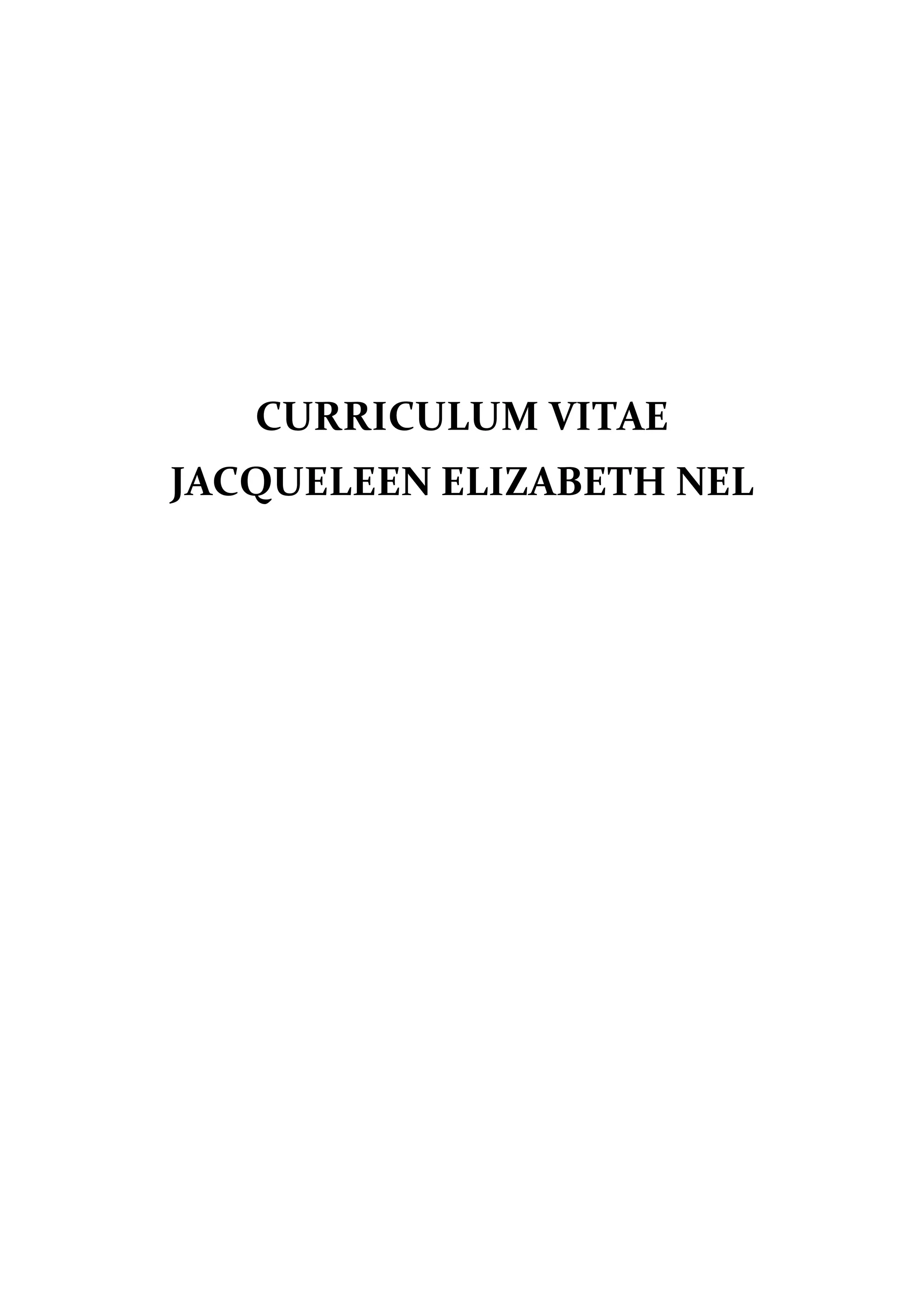 JACKIE CV new | DOCX