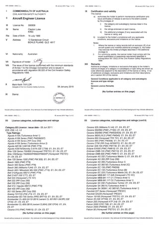 B2 License 2016 | PDF | Aviation Industry | Industries