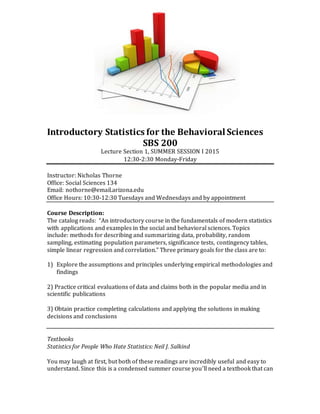 SBS 200 SS 1 SYLLABUS | DOCX