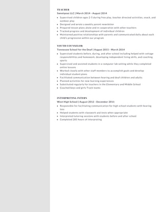 resumepdf | PDF | Special Education | Education