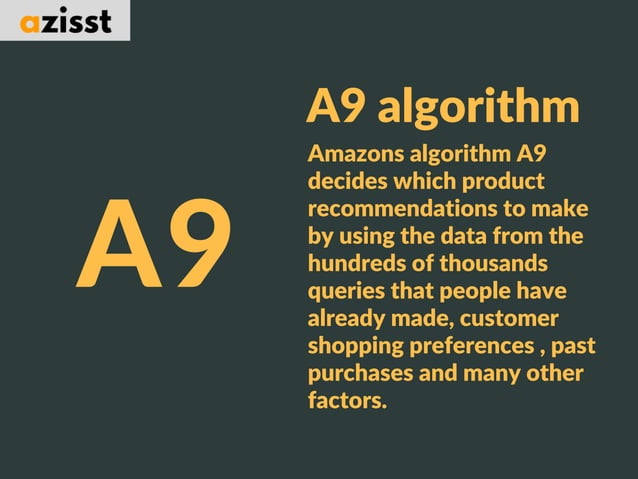 Amazon A9 algorithm - Overview | PDF