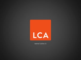 LCA - PRESENTATION | PPTX