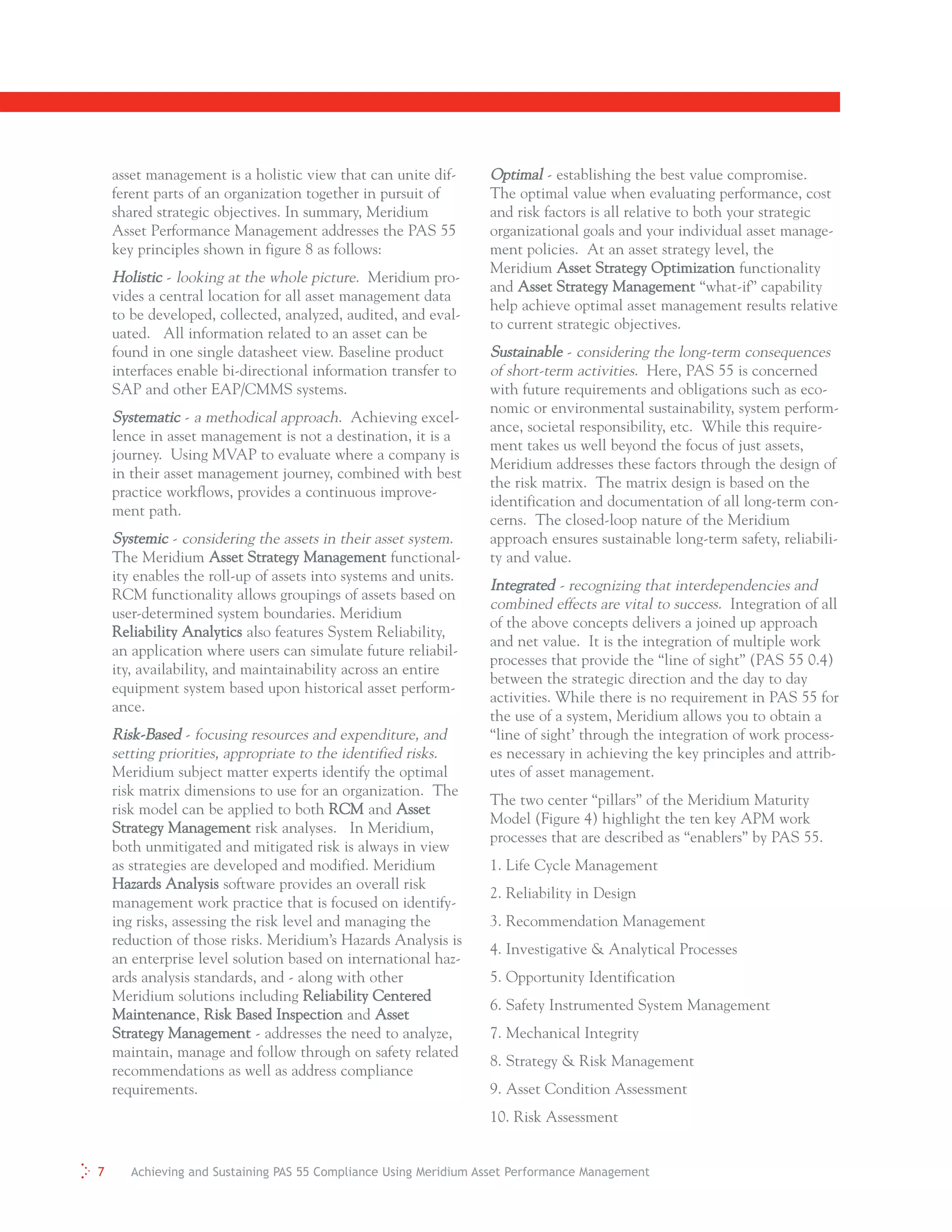 Meridium_PAS_55 | PDF