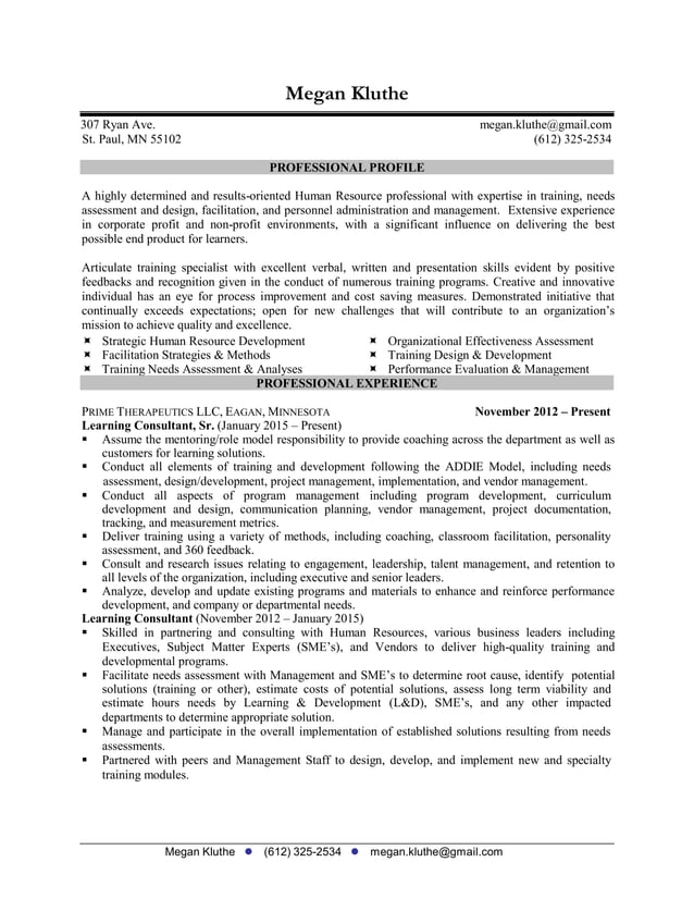 Megan Kluthe Resume | PDF