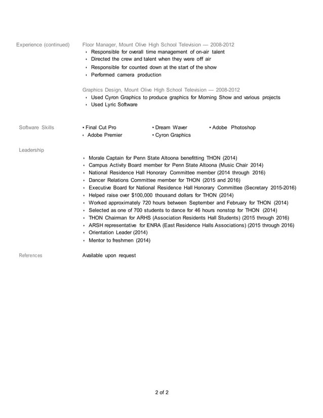 Zack Yukas Resume | PDF