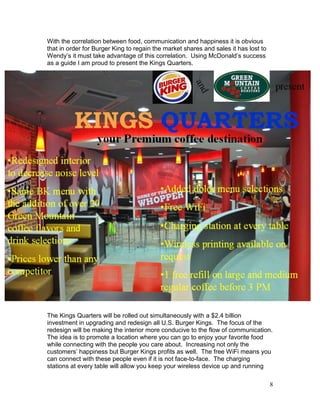 Burger King-Marketing Strategy Report | PDF