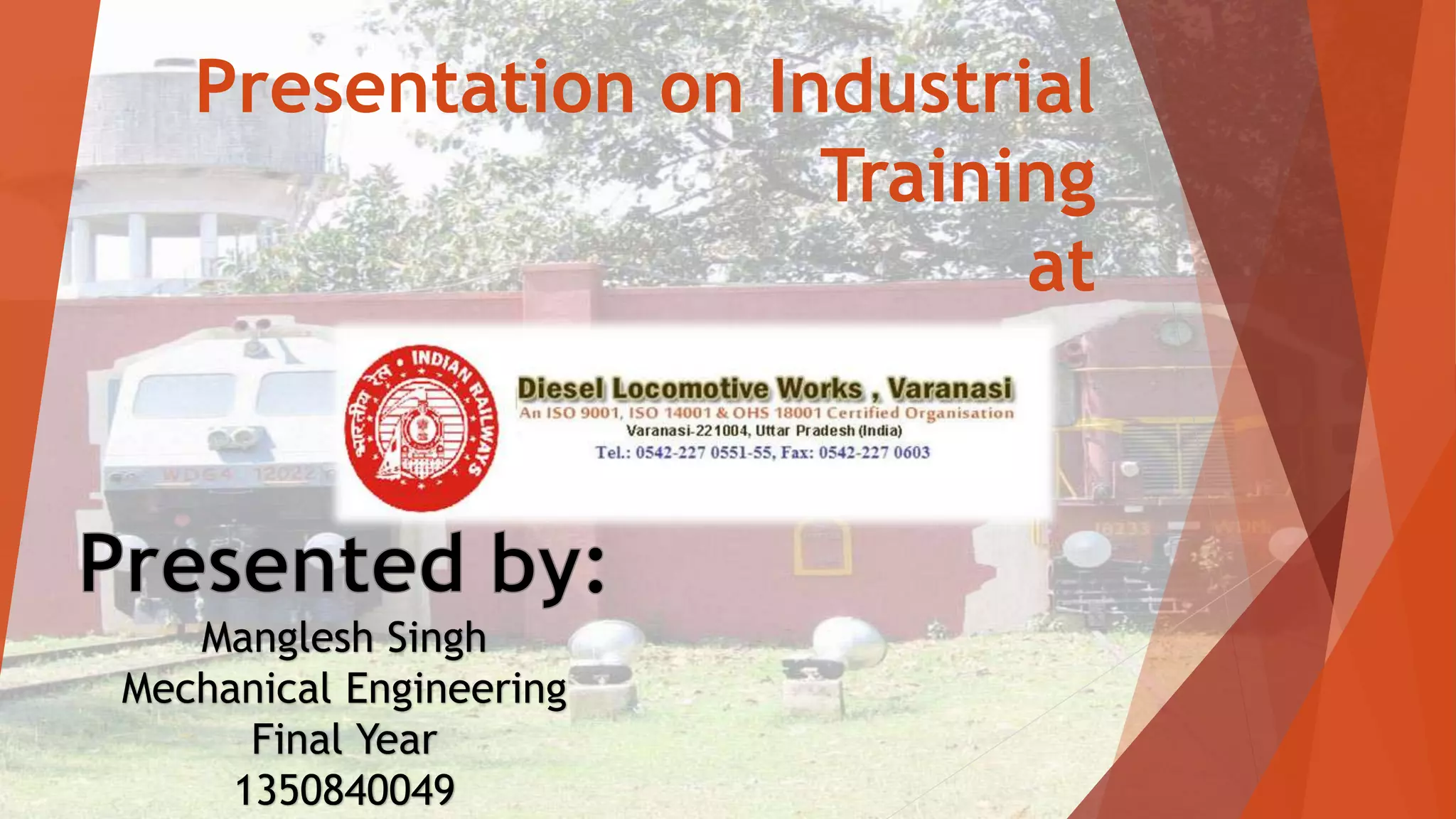 Presentation on Industrial Training | PPTX