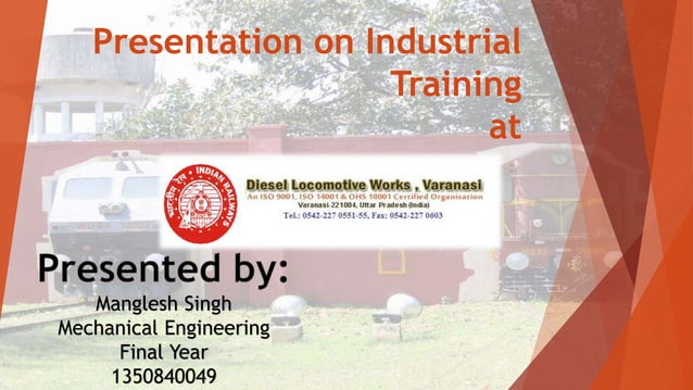 Presentation on Industrial Training | PPT