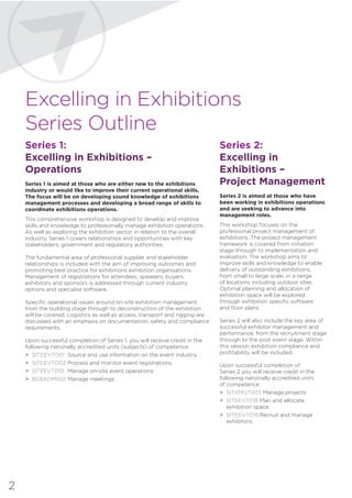 Excelling in Exhibitions Training Prospectus 2017 | PDF | Business ...