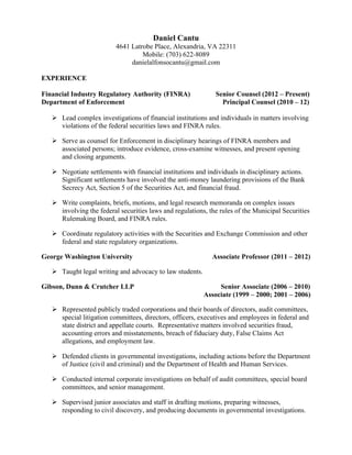 Daniel Cantu Resume | PDF