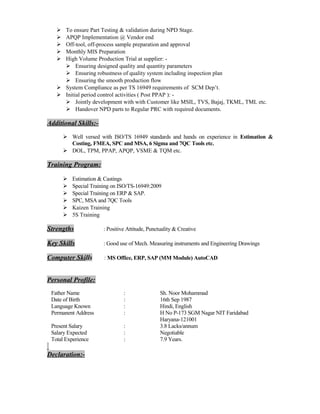 Resume | PDF