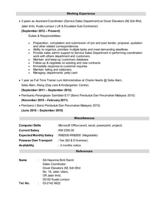 updated resume 2 | DOCX | Asia Travel | Travel Locations