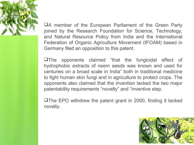 biopiracy | PPT | Agriculture | Industries