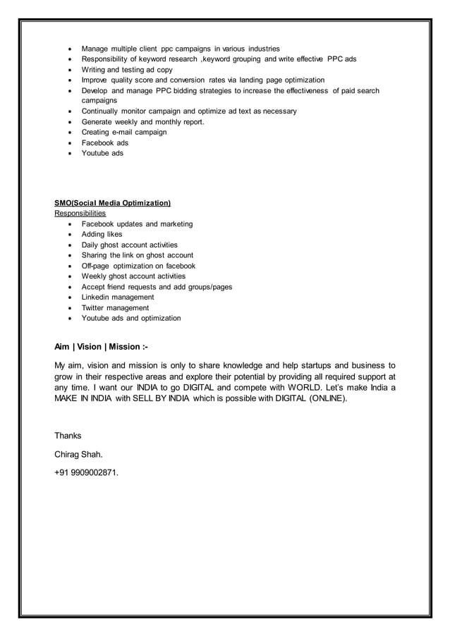 Chirag Shah | DOCX | Search | Internet