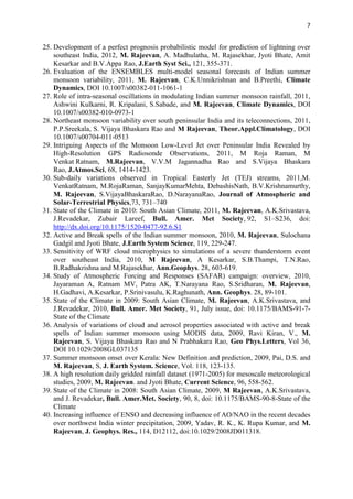 CV_Rajeevan_09_December2015 | PDF