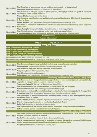 Agri-2015_Conference Agenda | PDF