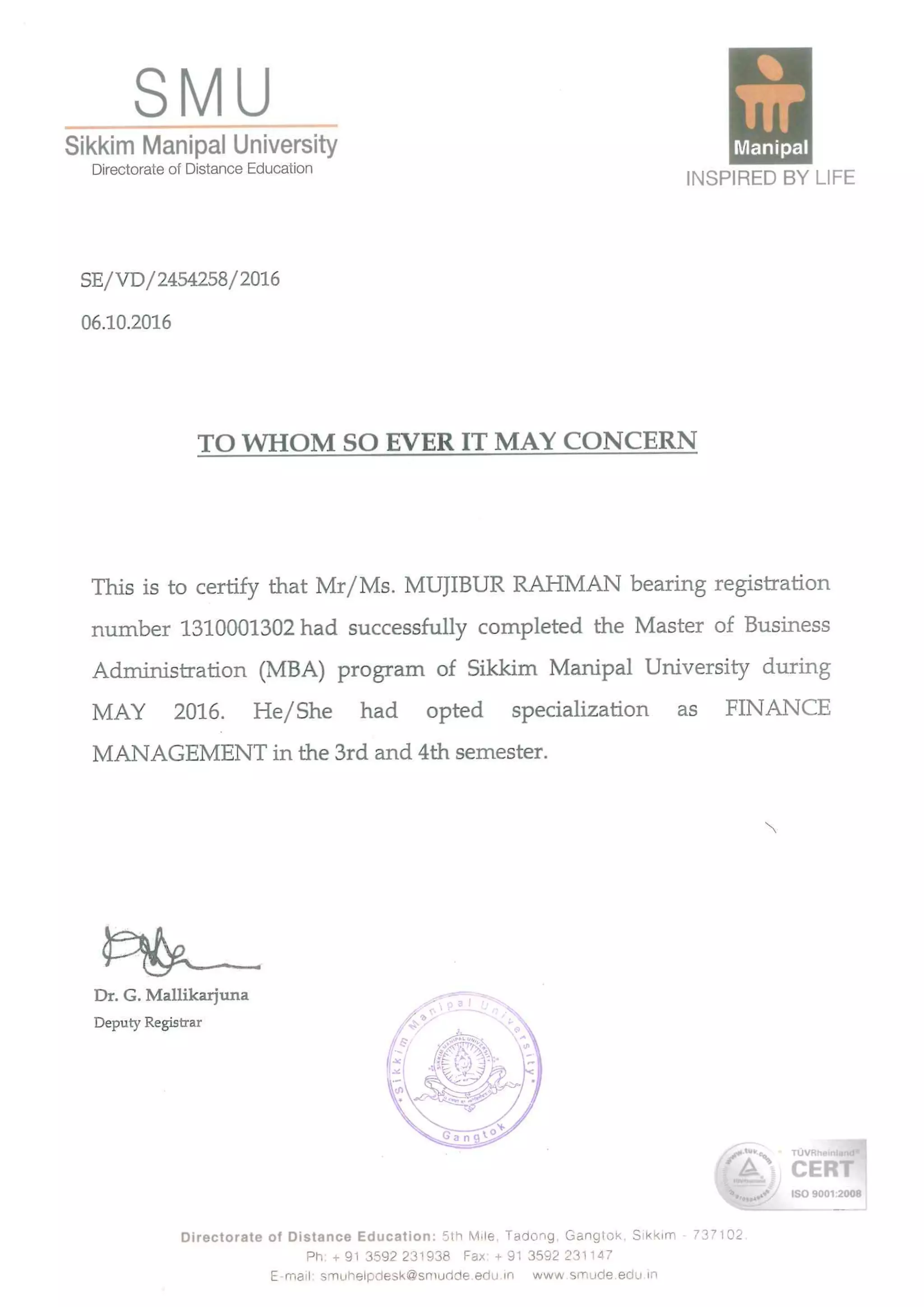 To whom it may concern | PDF