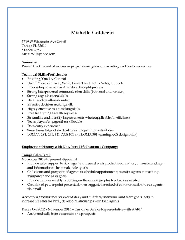 Michelle Goldstein 2015 Resume | DOCX