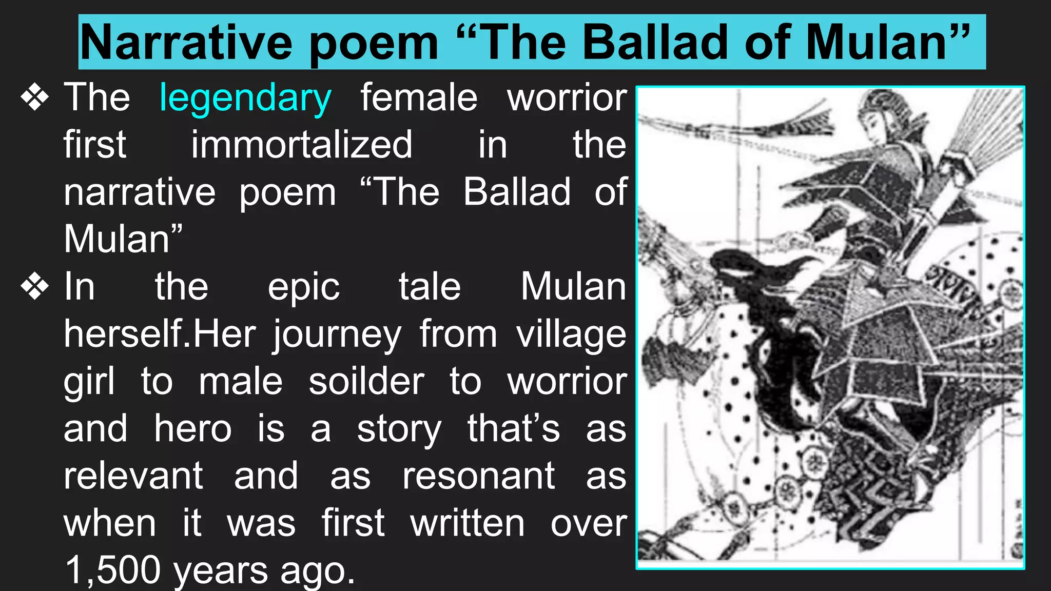 The modern epic poem | PPTX