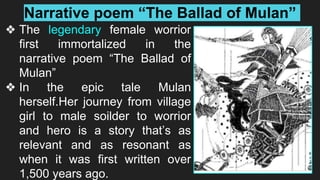 The modern epic poem | PPTX