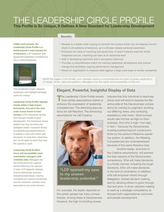 Brochure The Leadership Circle | PDF