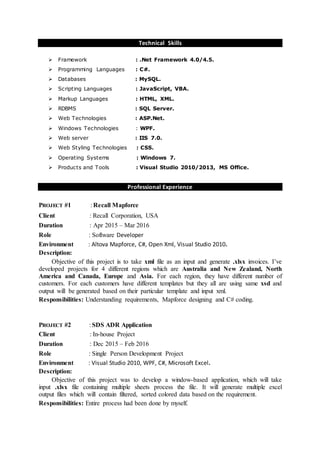 RESUME | PDF