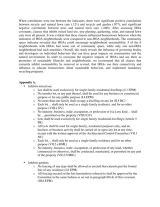 Neighborhood Sustainability- A Comprehensive Multi-criteria Sustainability Indicator Analysis ...