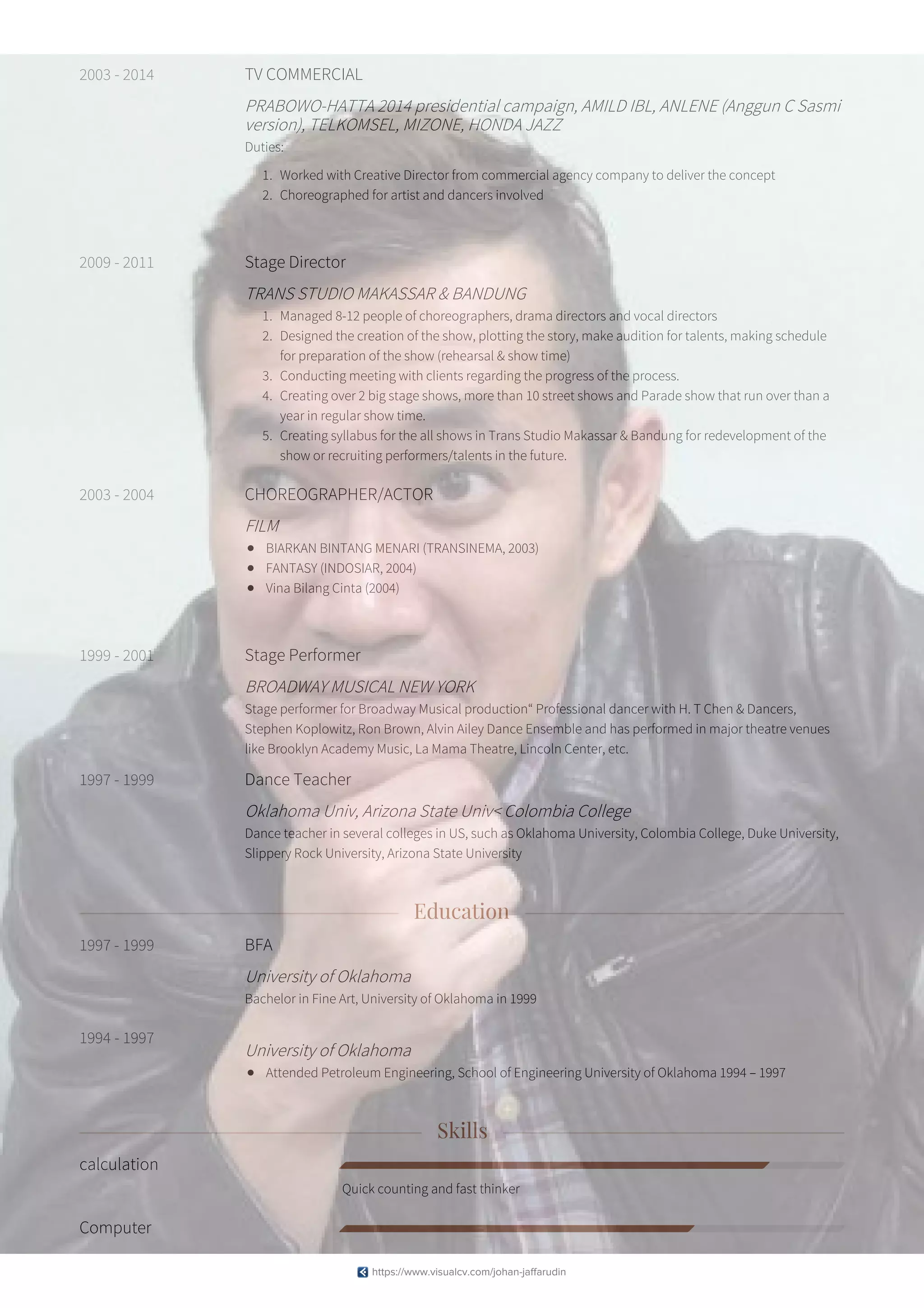 Johan Jaffarudin CV pro | PDF