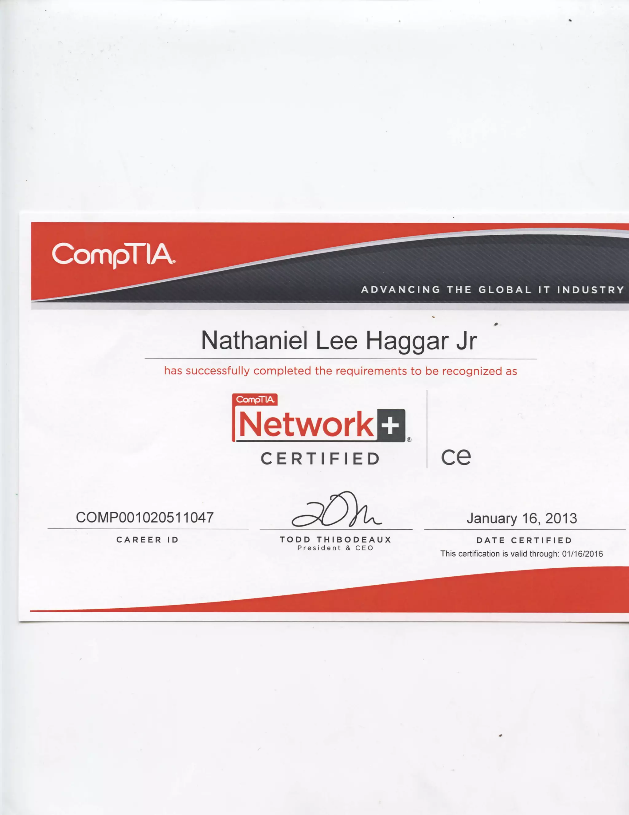CompTIA N+ Certificate | PDF | Business | Business and Finance