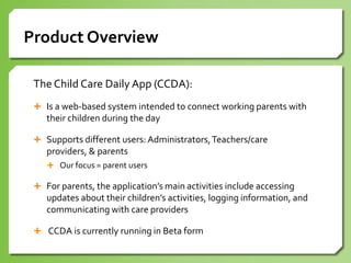 SI 622 - CCDA Final Presentation | PPTX