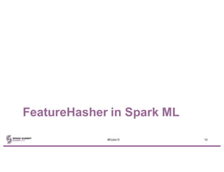 Feature Hashing for Scalable Machine Learning with Nick Pentreath | PPT