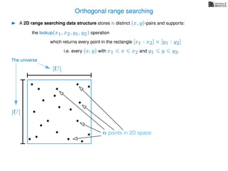 Orthogonal Range Searching | PDF