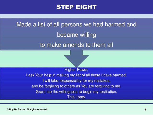 Aa 12 steps & 12 prayers program