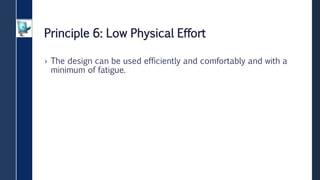 universal design principle | PPTX