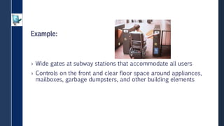 universal design principle | PPTX