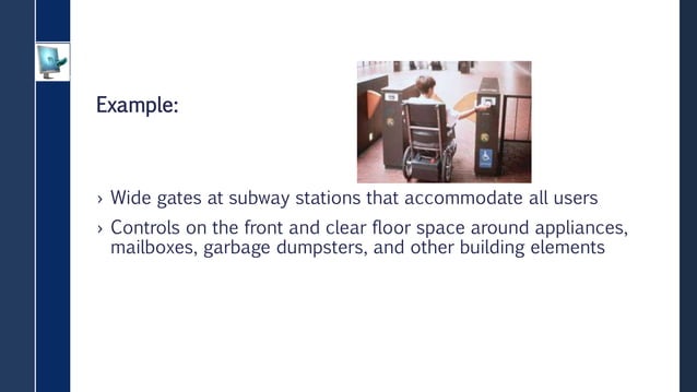 universal design principle | PPTX | Technology & Computing