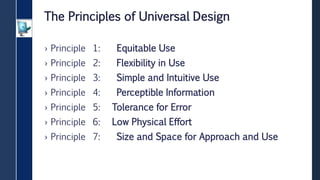 universal design principle | PPTX