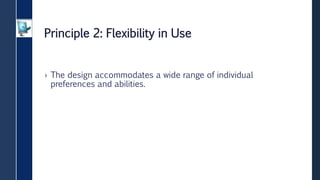universal design principle | PPTX