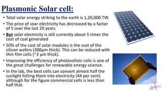 PLASMONS: A modern form of super particle waves | PPTX | Science