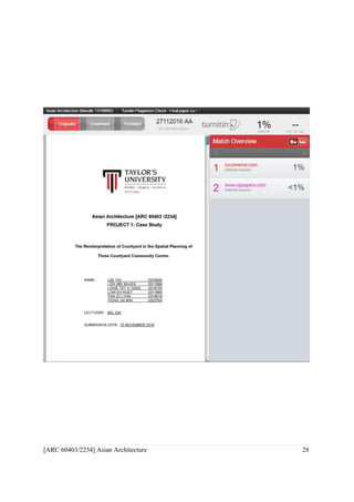 ASIAN ARCHITECTURE - THREE COURTYARD COMMUNITY CENTRE CASE STUDY / | PDF