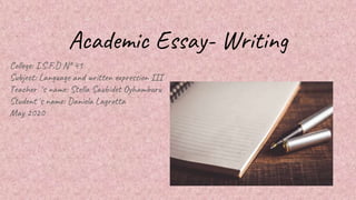 Academic writing | PPT
