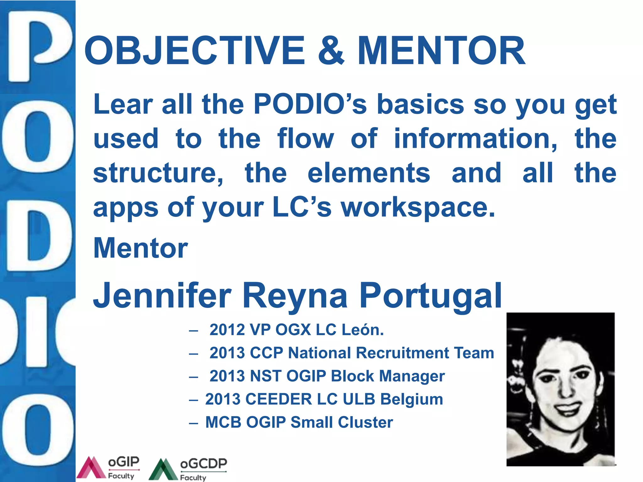 AIESEC Acadmy | PODIO Basics (OGX) | PPSX