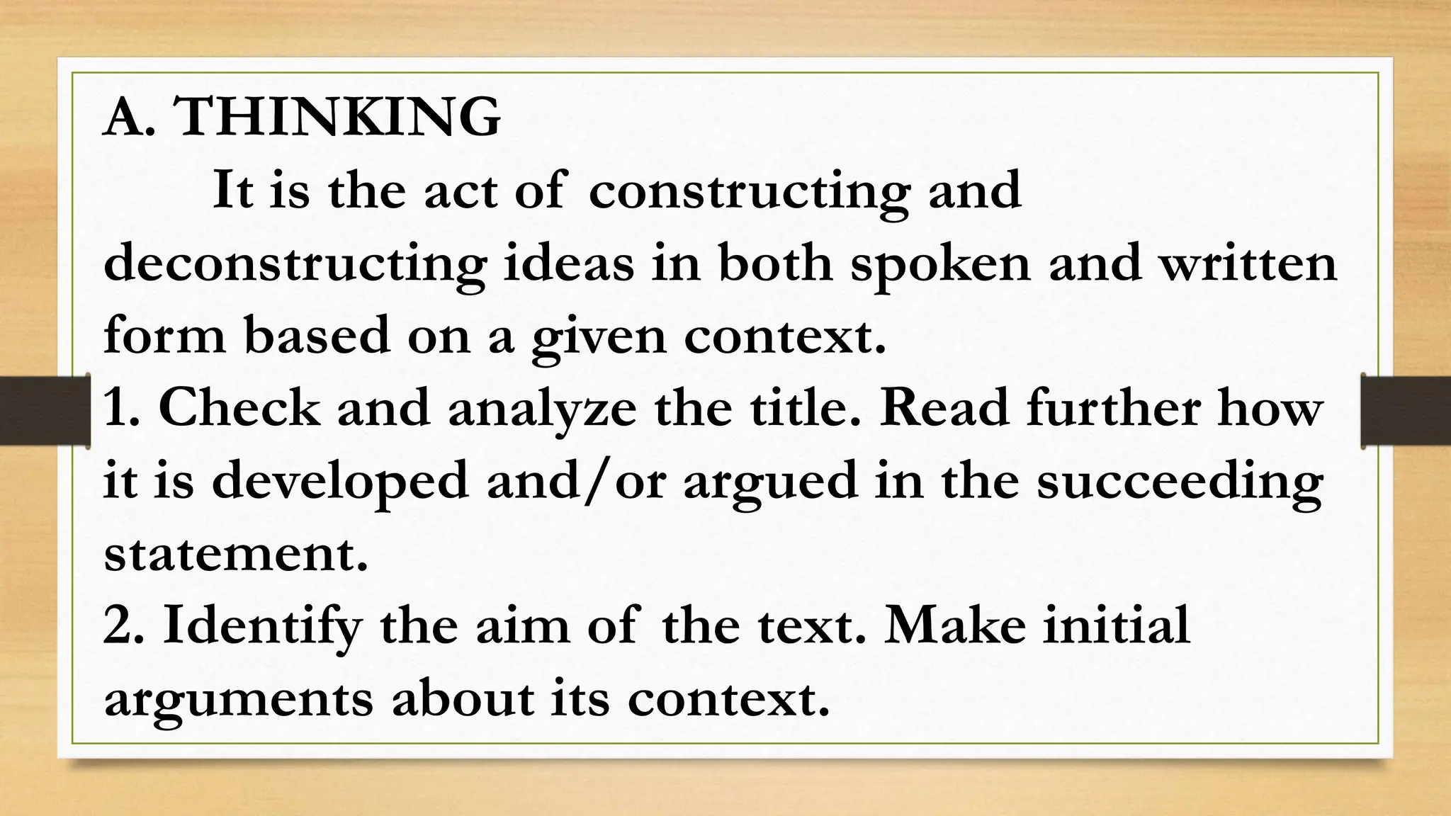 Grade 11 SHS Reading and writing skills | PPTX