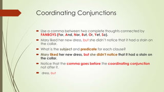 coordinating-conjunctions | PPTX