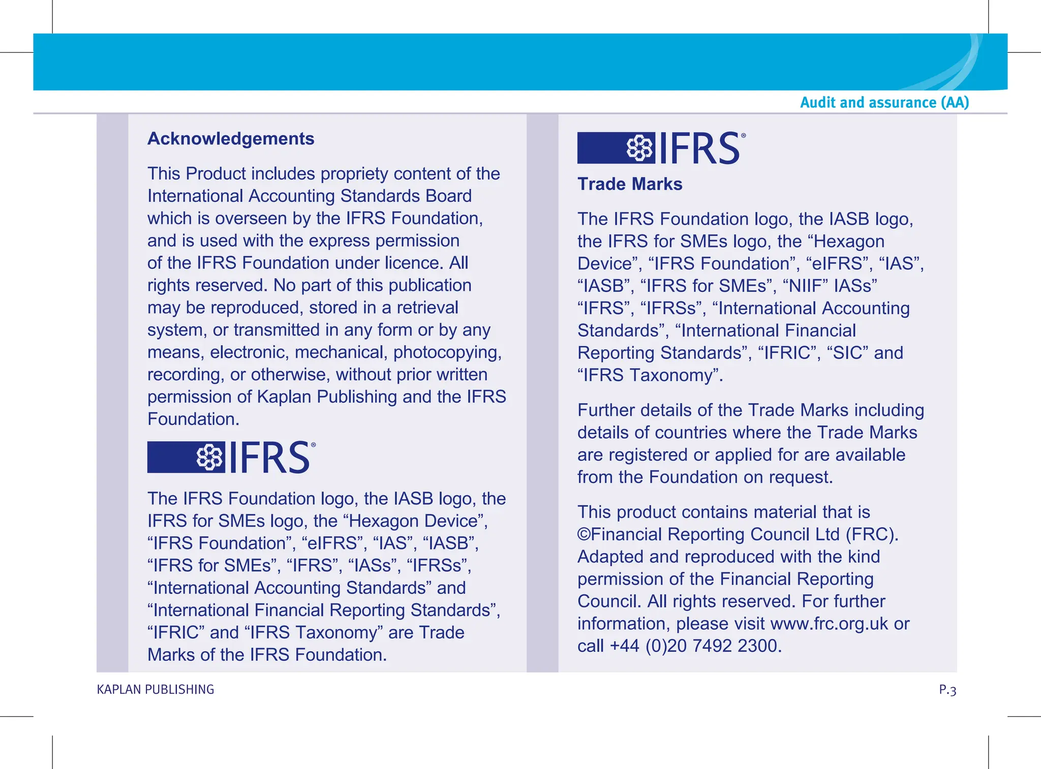 ACCA Kaplan(ISDC) AA-F8 Pocket Notes pdf | PDF